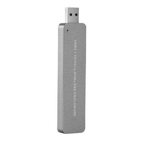 M.2 NVME SSD to USB3.1 SSD SSD Enclosure Case External TYPE-A USB Key SSD Hard Disk Box Adapter ...