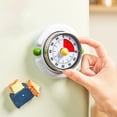 CuiLiyq Mechanical Kitchen Timer, 60-Minute Visual Countdown Clock with ...