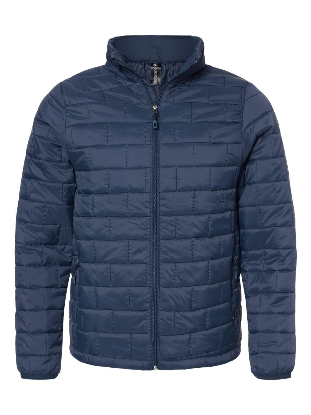 Burnside - Elemental Puffer Jacket - 8713 - Navy - Size: M - Walmart.com