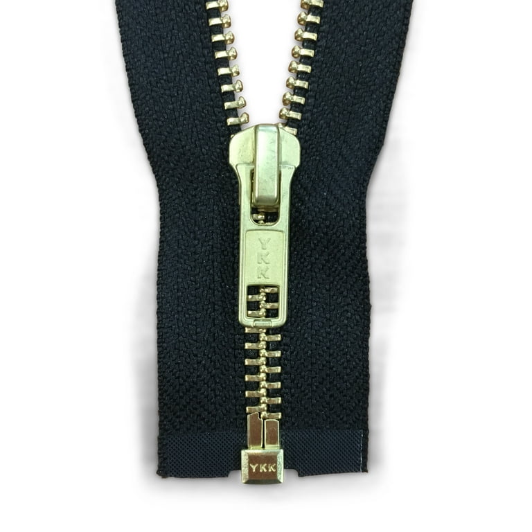Open Gold Zipper