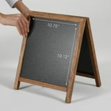 M&T Displays Tabletop Double-Sided Mini A Board with Erasable ...