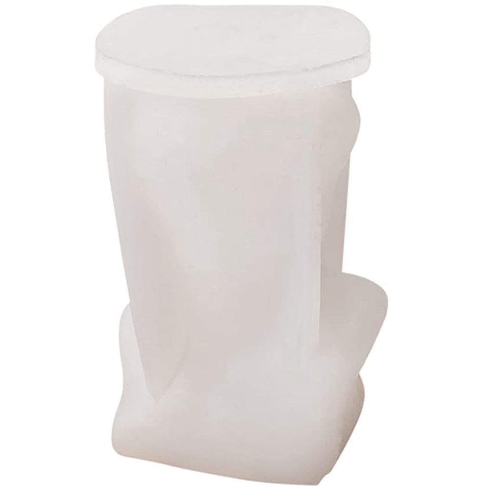 3D David Head Silicone Container Mold Artist David Head Plaster Craft ...