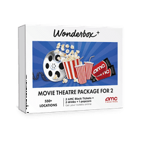 AMC Movie Bundle Wonderbox Gift with 2 Black Tickets, 2 Drinks and 1 ...