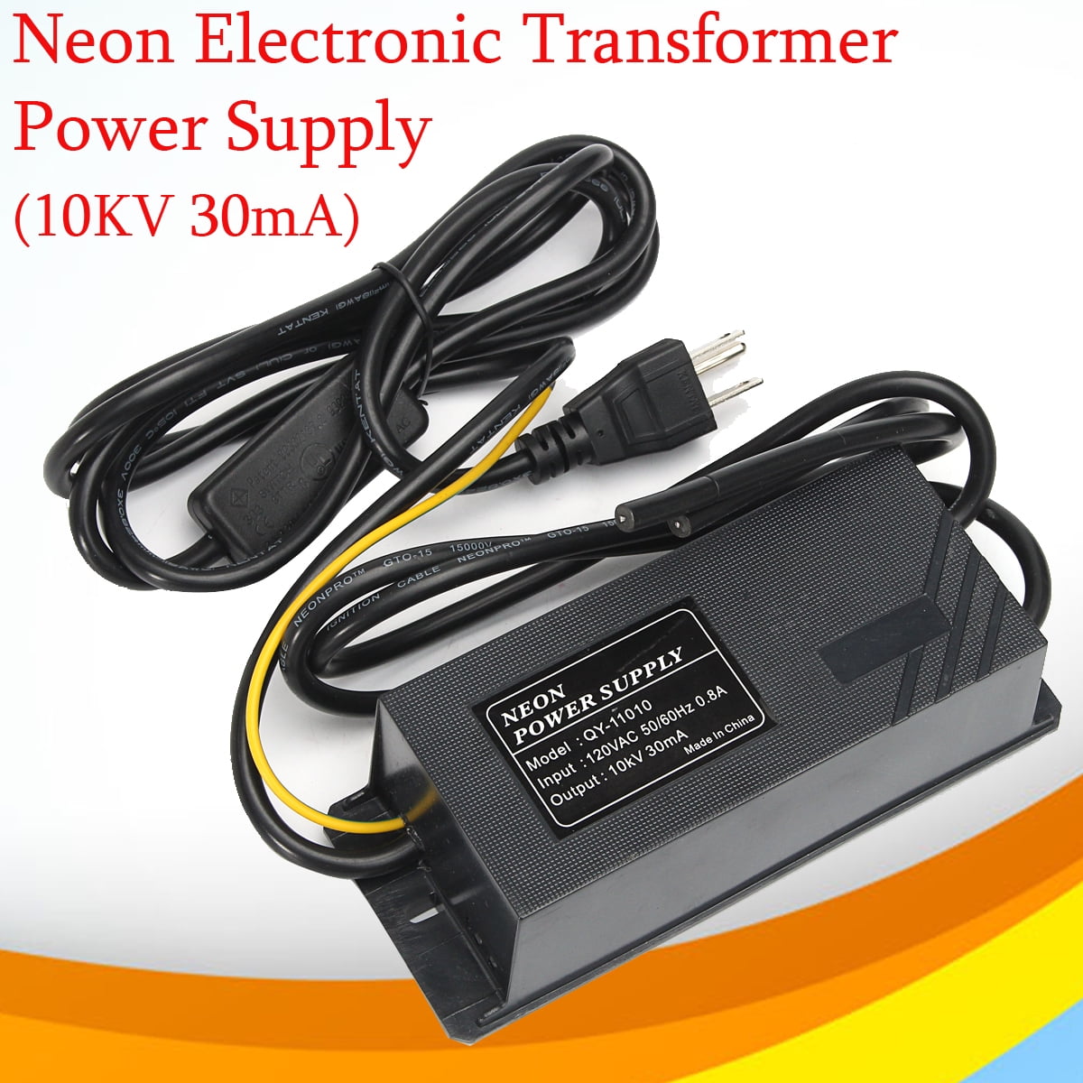 NEW electronic NEON SIGN TRANSFORMER 10,000v 10KV 10000v 30ma | Walmart ...