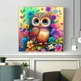Owl Diamond Art Kits for Adults, Owl DIY 5D Round Full Drill Bird ...