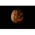 Alpine Motion Activated Pumpkin with Yellow LEDs, 17 Inch Tall ...
