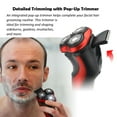 FARI Rotary Electric Razor Shaver with Pop-up Trimmer, Wet & Dry Razor ...