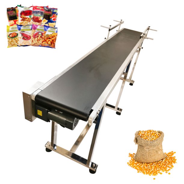 TECHTONGDA Belt Conveyor With Double Guardrail 82.6"*11.8" Flat ...