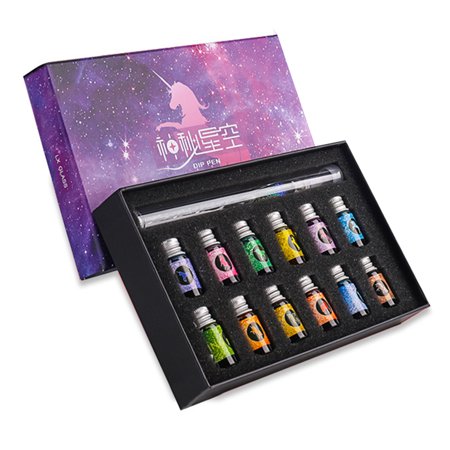 Glass Dip Pen Ink Set Calligraphy Dip Pens Calligraphy Pen And Ink Set ...