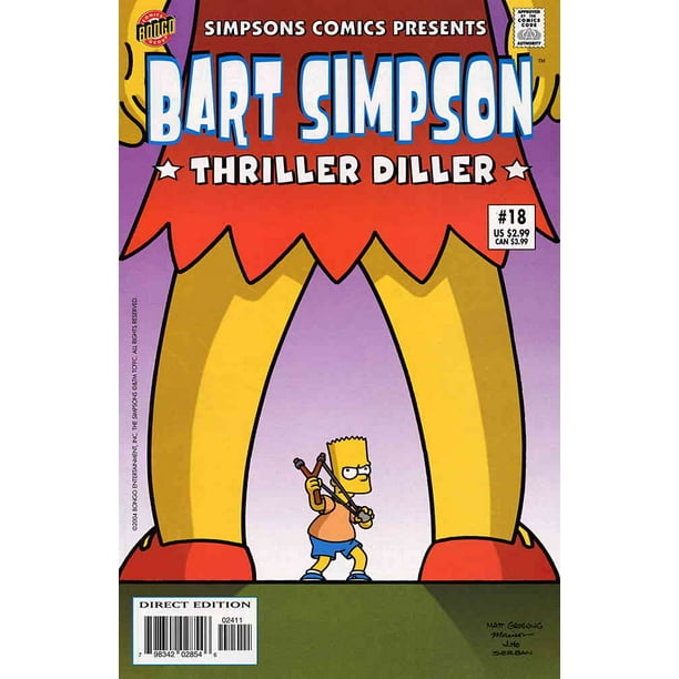 Simpsons Comics Presents Bart Simpson #18 VF ; Bongo Comic Book ...