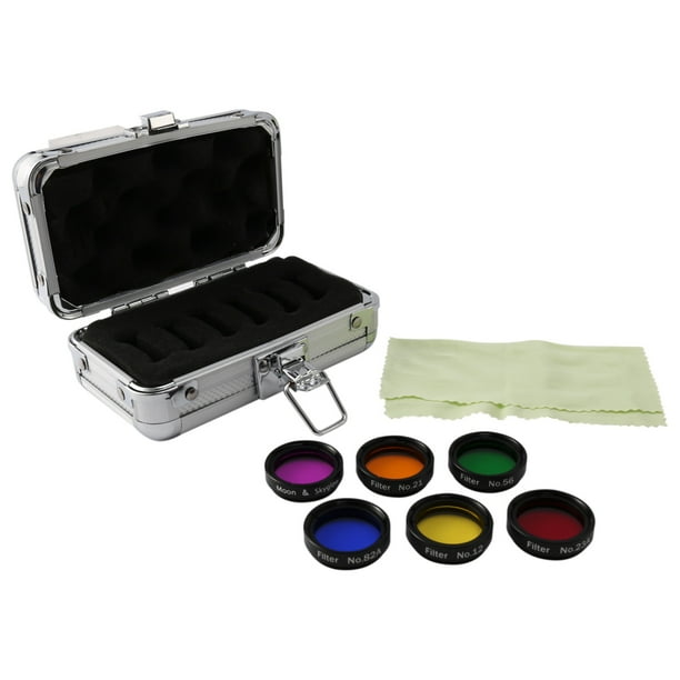 1.25inch Color Astro Filters Set (6 Pieces) for Astronomical Telescopes ...