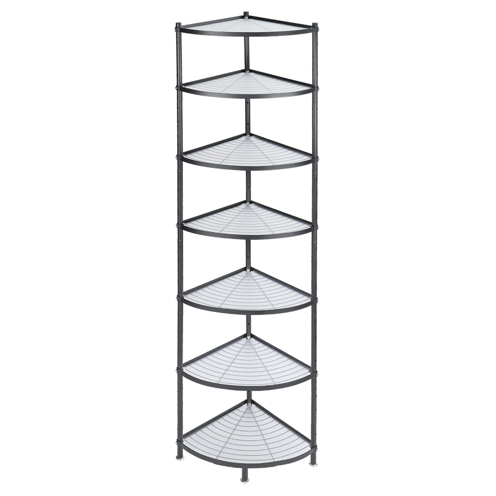 Uxcell 7 Tier Cookware Stand, Carbon Steel MultiLayer Pot Rack Cookware ...