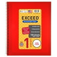 Exceed Spiral Notebook, Wide Ruled, 1 Subject, 100 Pages, 8.5" x 10.5 ...