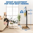 TAVR Furniture Mobile Swivel TV Stand for 32-60 inch TVs, Height ...