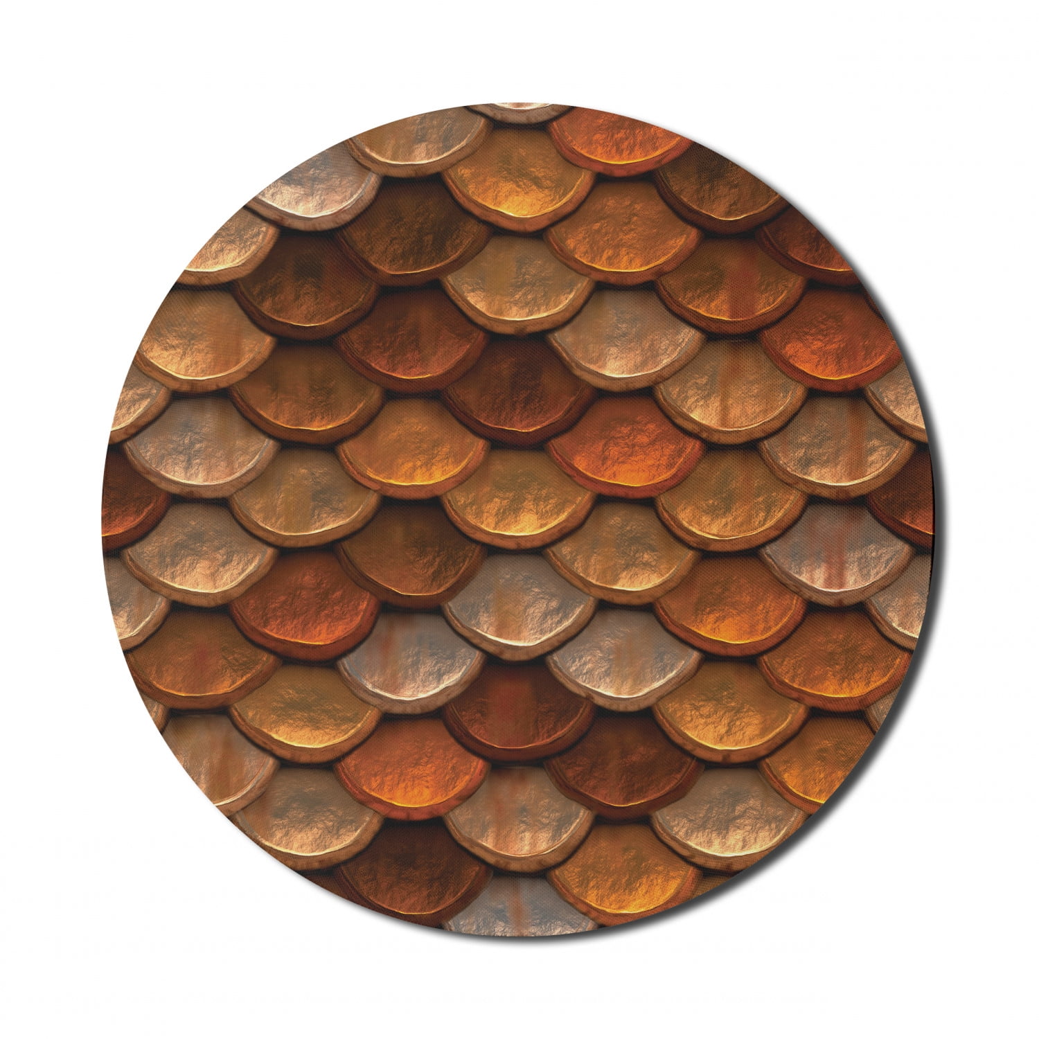 Vintage Mouse Pad for Computers, Aged Scale Pattern with Medieval ...