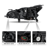 Black For 2023-2024 Nissan Altima Full LED Left Driver Side/Right ...