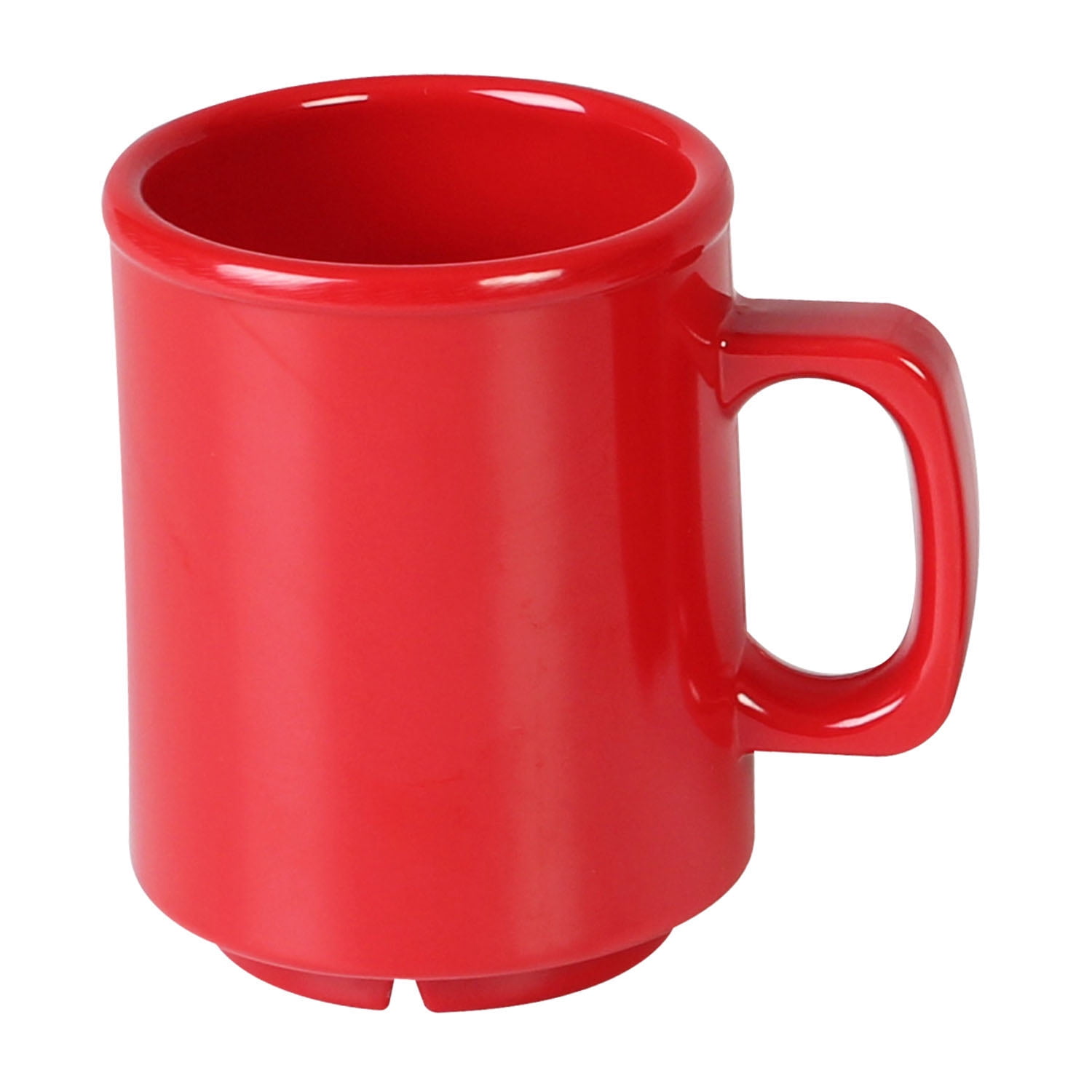 Excellante Color Pure Red melamine dinnerware collection 8 oz mug ...