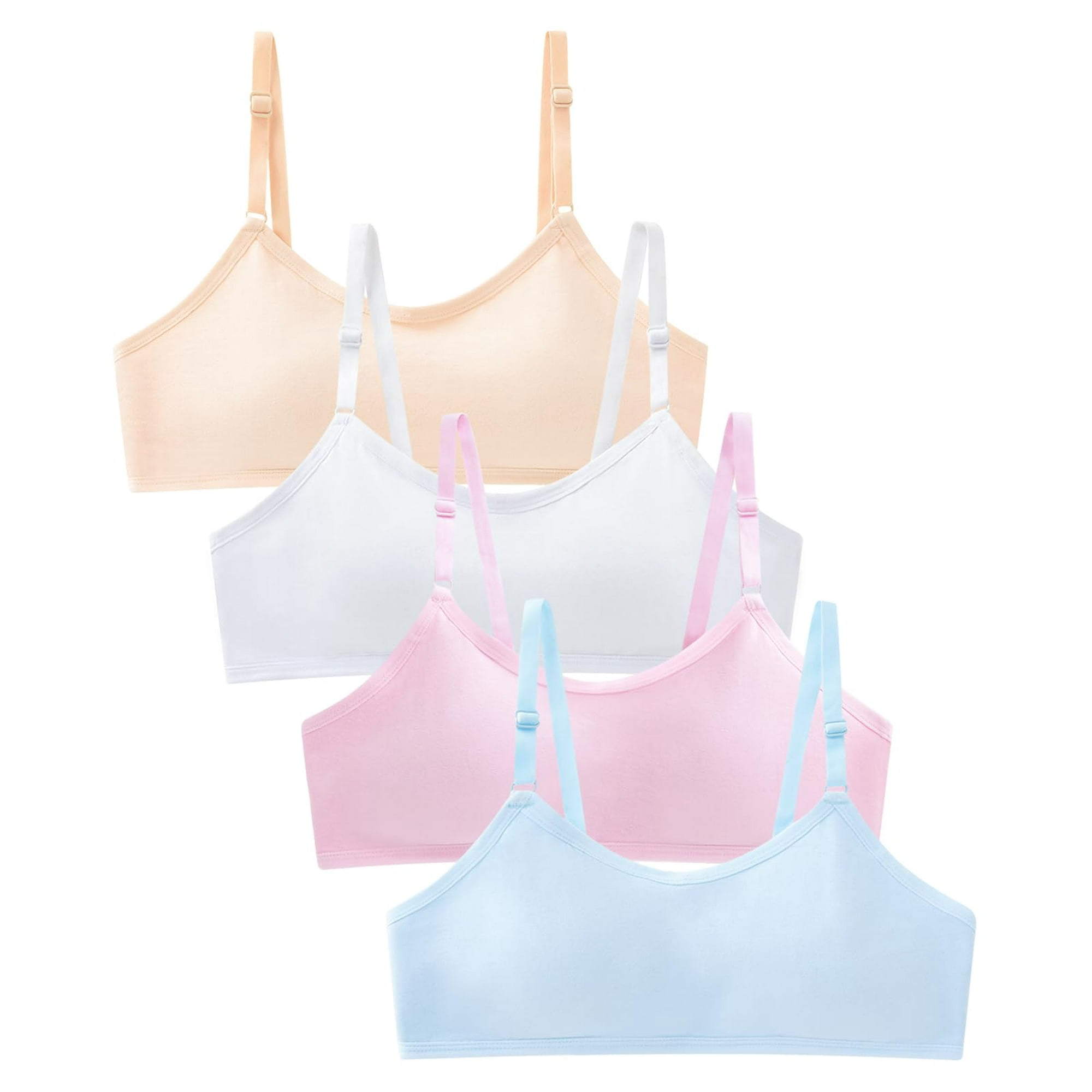 Click here for Generic Light Sport Crop Cami Bras 11-15 Teen Stud... prices