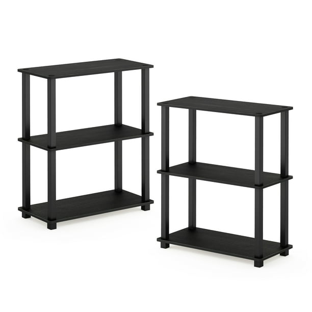 Furinno Turn-S-Tube 3-Tier Compact Multipurpose Shelf Display Rack with ...