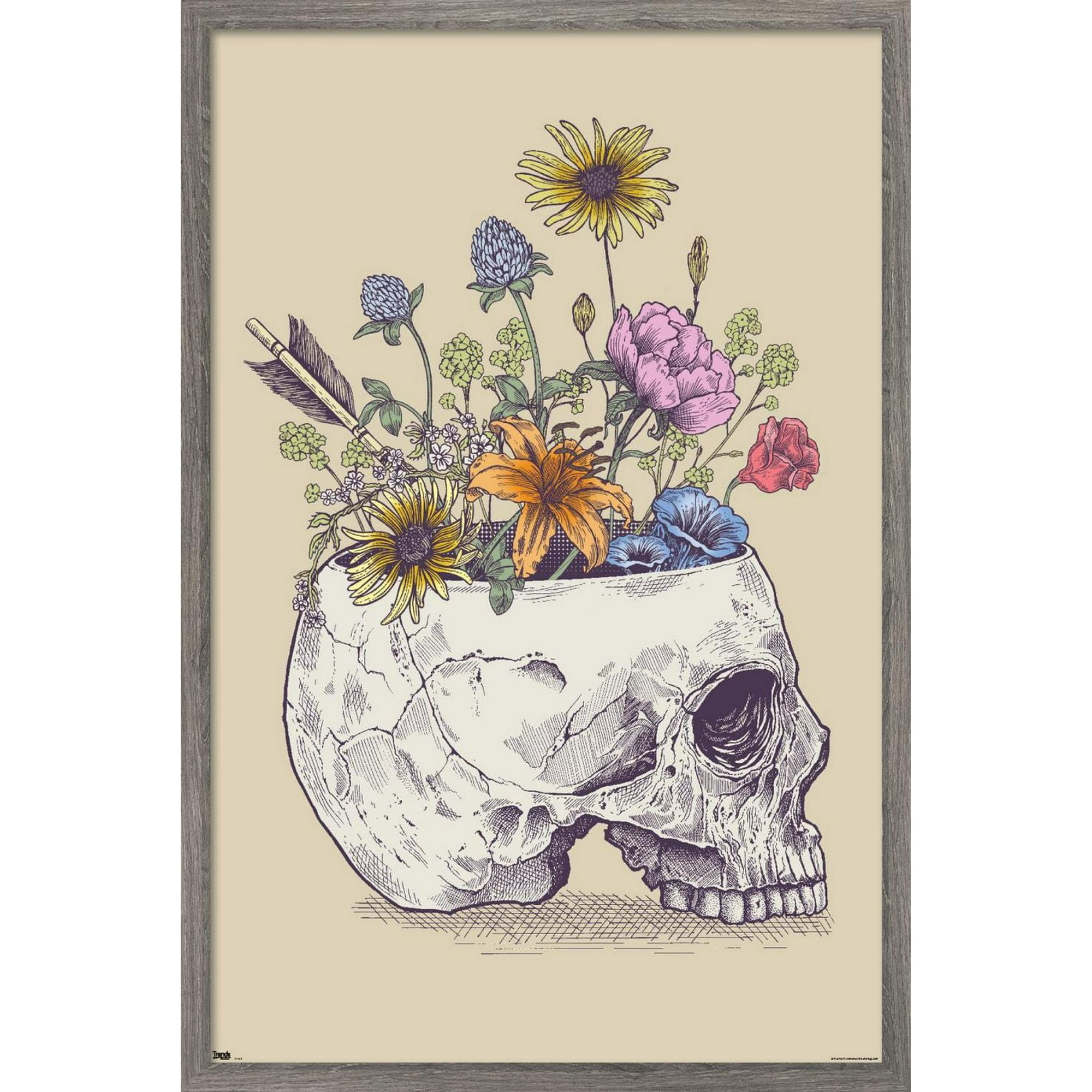 Click here for Trends International Rachel Caldwell - Flower Skul... prices