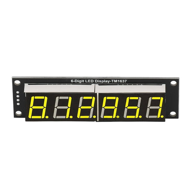 PCB Board Digital Display Module Pin Header Display Tube With Yellow ...