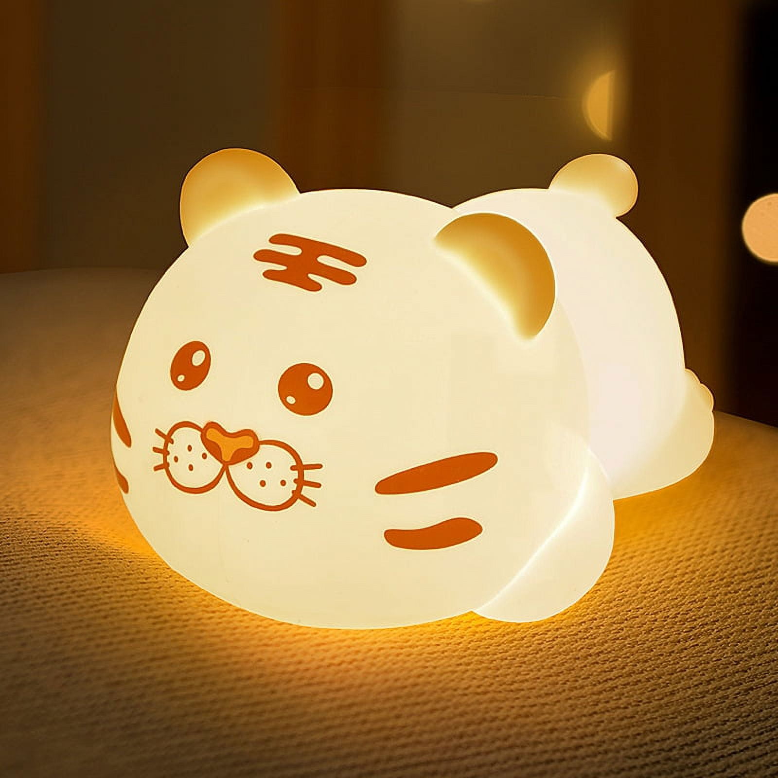 Click here for Nieqiuyun Christmas Gift Tiger Lamp  Silicone Colo... prices