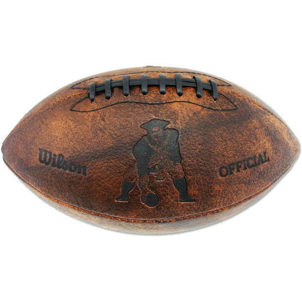 Wilson 11" Junior Throwback Football, New England Patriots - Walmart.com