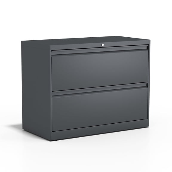 Staples Commercial 2-Drawer Lateral File Cabinet Letter/Legal Size ...