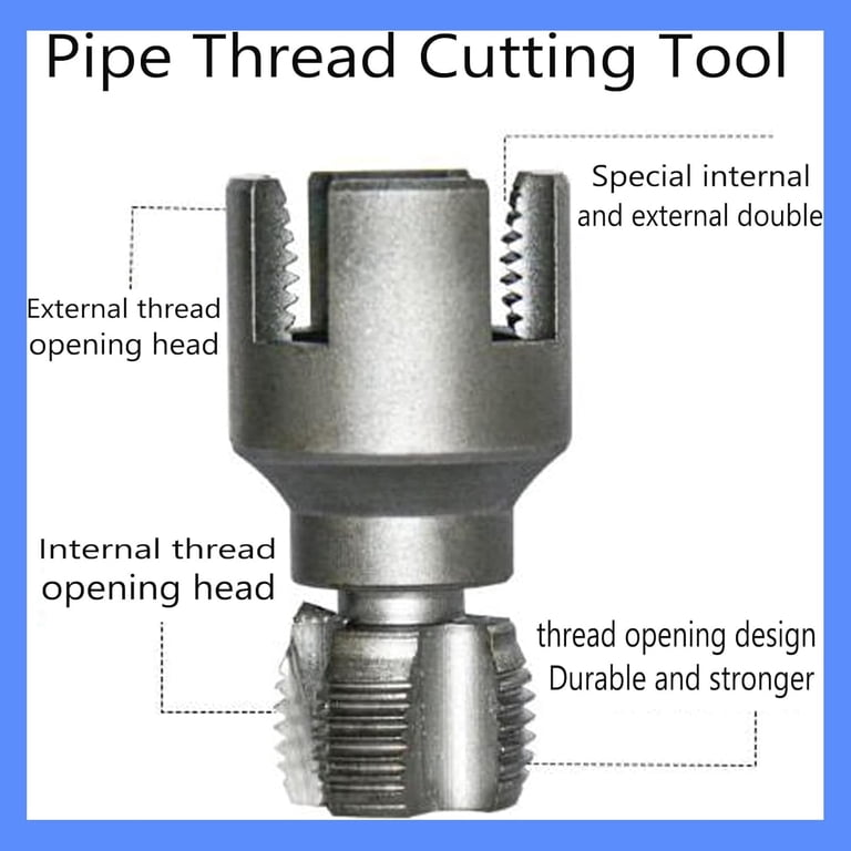 Pipe Thread Cutting Tool Integrated Internal & External Pipe Threading ...