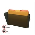 Deflecto DocuPocket Stackable Four-Pocket Wall File Letter Smoke 73402 ...