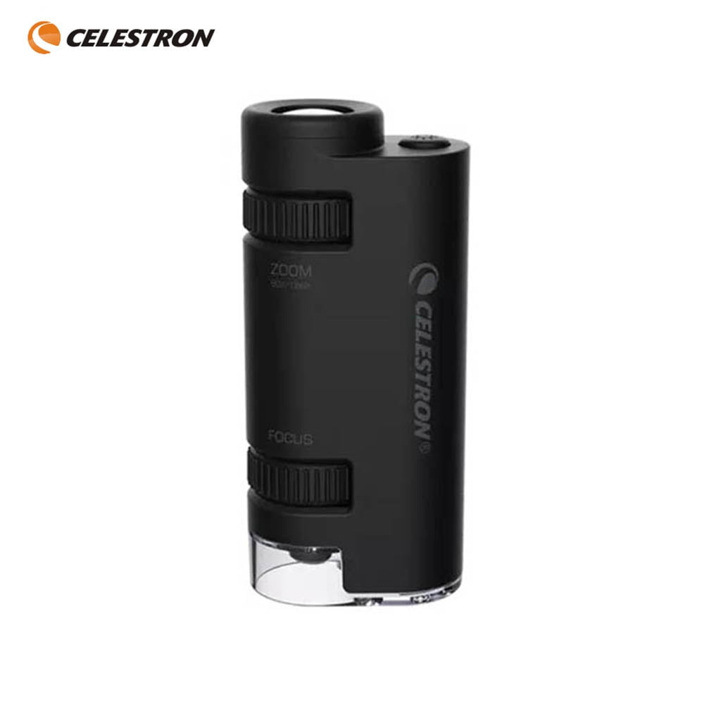 Htovila LED Lighted Pocket Microscope Portable High Power Microscope ...