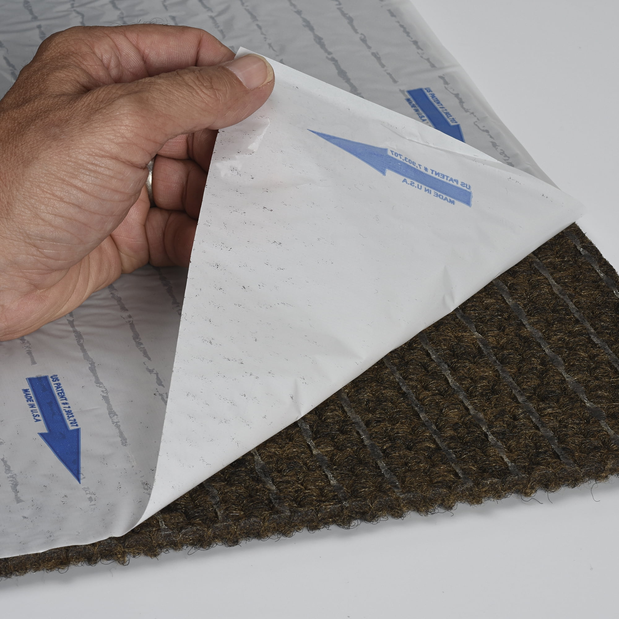 Buy Rugged Tile Ash Carpet Tiles - 24 x 24 Indoor/Outdoor, Peel and ...