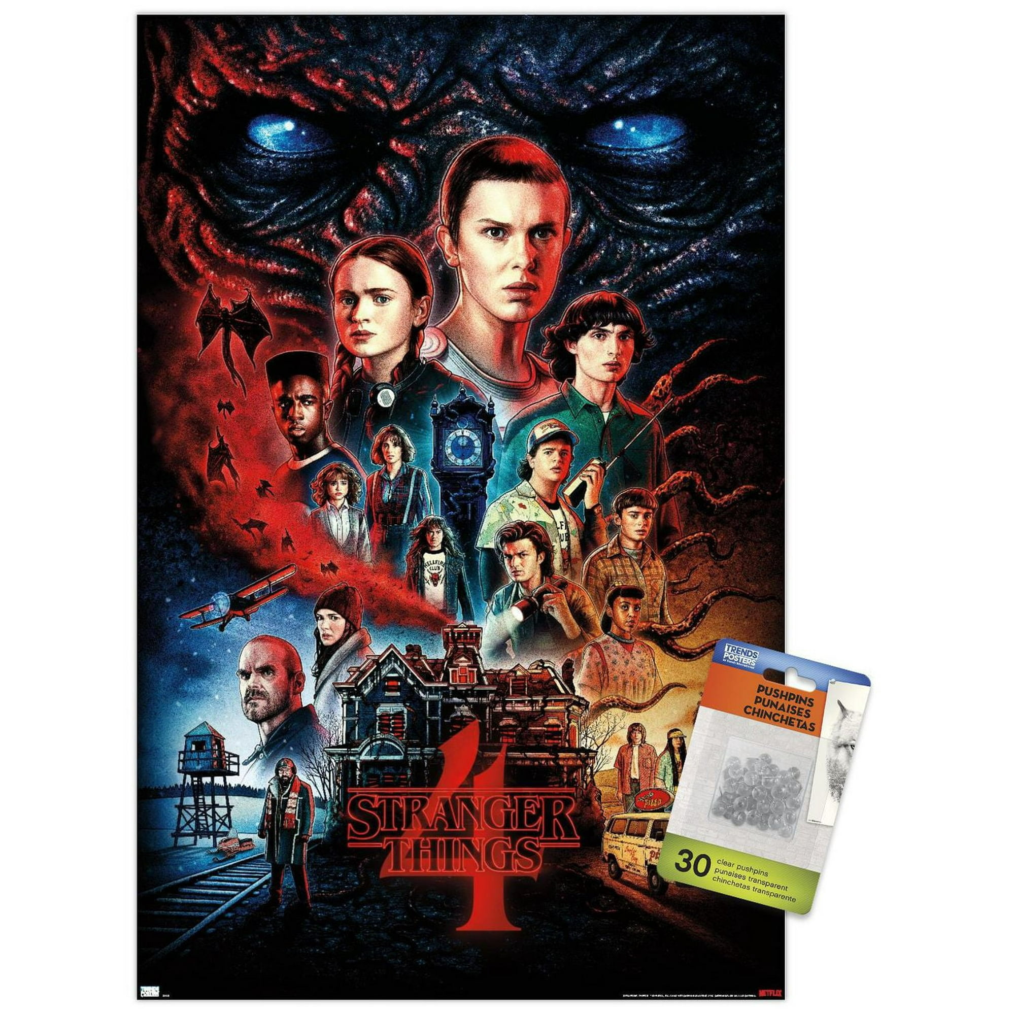 Click here for Netflix Stranger Things: Season 4 - One Sheet 22.3... prices
