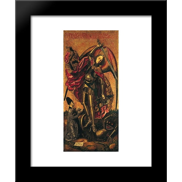 Saint Michael Triumphs over the Devil 20x24 Framed Art Print by ...