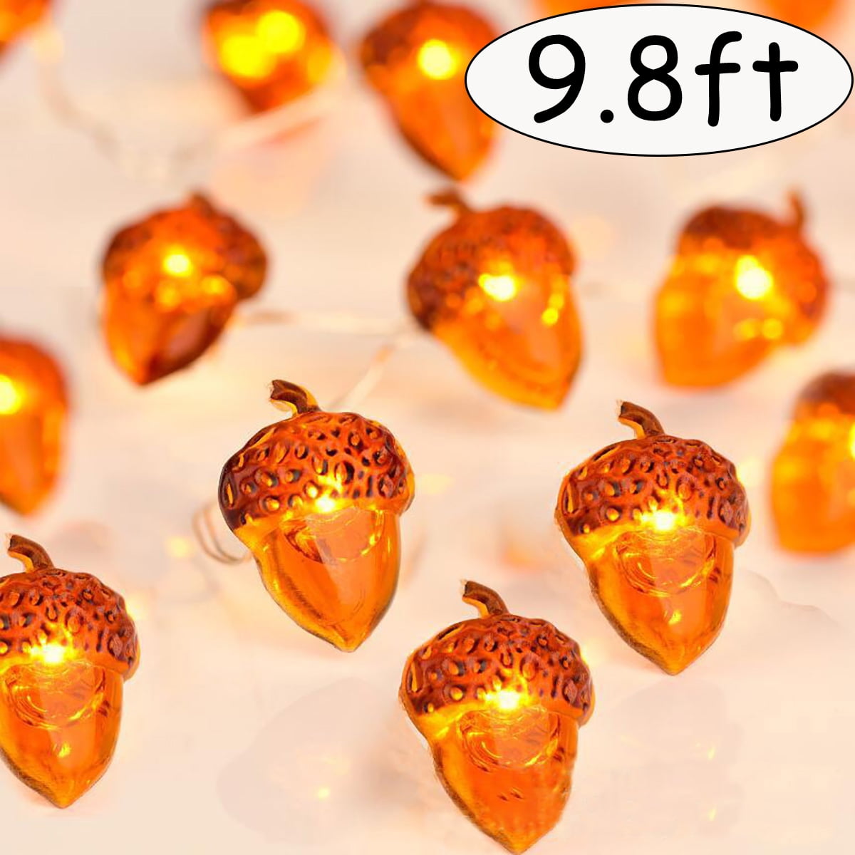 Thanksgiving Day Fall Decoration String Lights Autumn Halloween ...