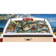 DEER 2 Rear Window Graphic back truck decal suv view thru vinyl car ...