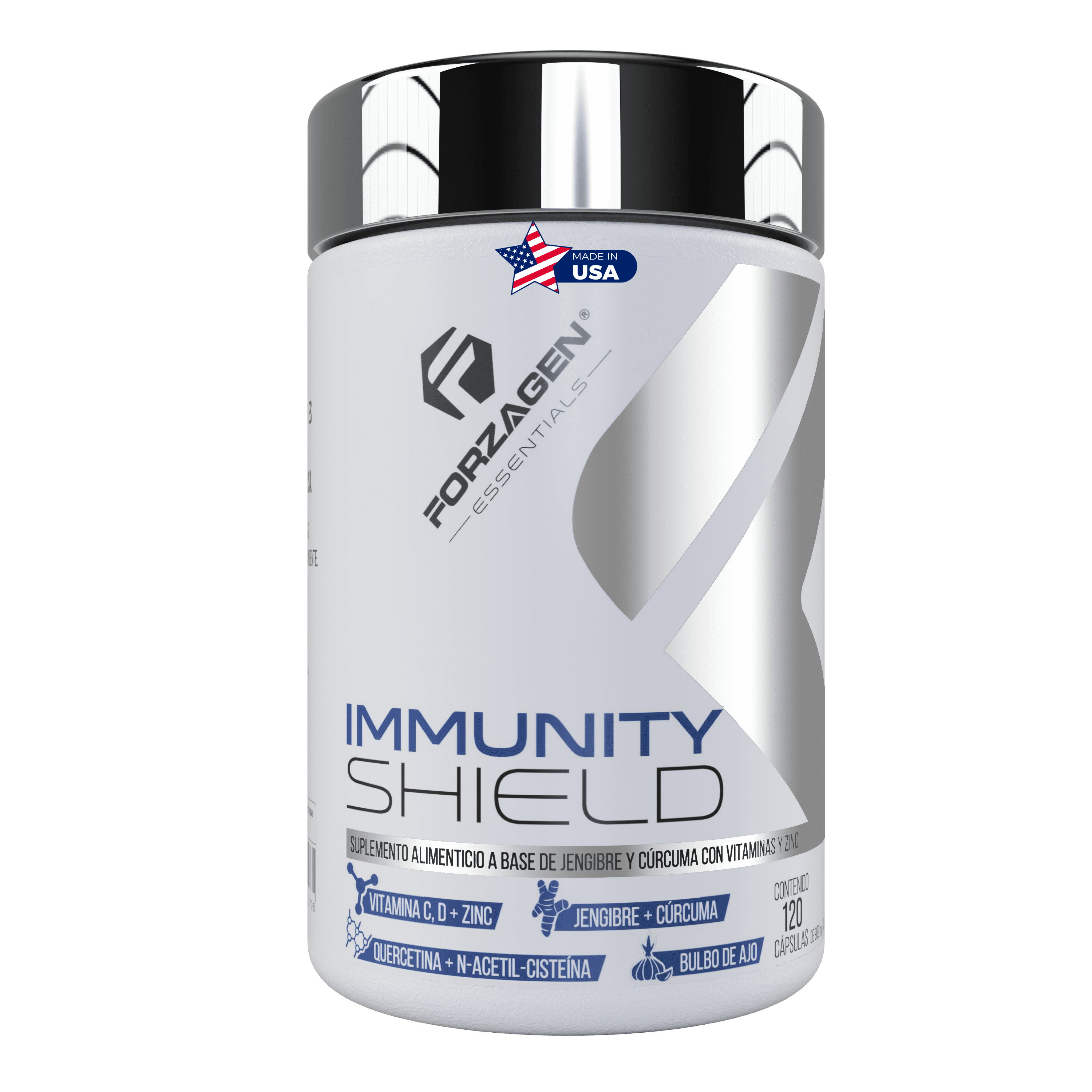 Complejo para Fortalecer Sistema Inmune Forzagen Immunity Shield 120 ...