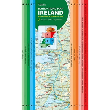 2024 Collins Road Map of Ireland : Folded Road Map (Sheet map, folded ...