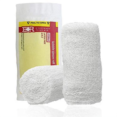 Ever Ready First Aid Sterile Krinkle Kerlix Type 4 1/2" x 4.1 Yds, 6 ...