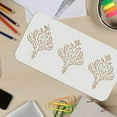 Damask Stencil 11.8x5.9 inch Classic Wall Borders Damask Stencil ...