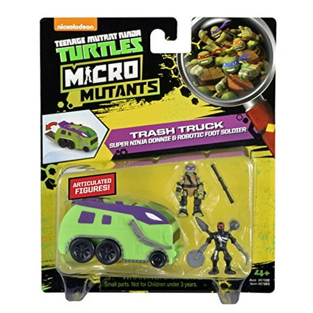 Teenage Mutant Ninja Turtles Micro Mutant garbage Truck with 1.15 ...