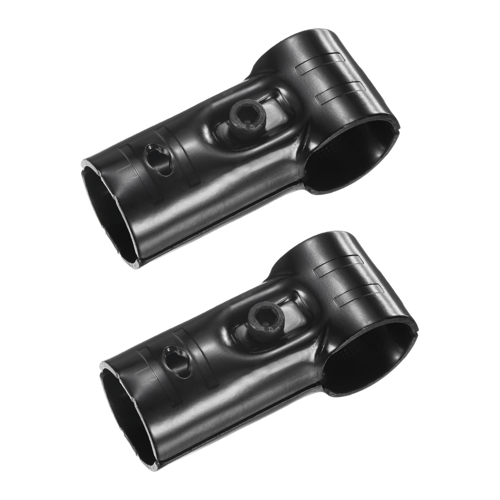 Uxcell 2-Pack Conector de Tubería Estructural, Abrazaderas en T Conector de Tubería de Acero ...
