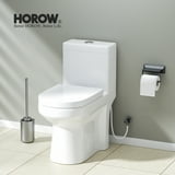 Small one Piece Toilet Short Compact Bathroom Tiny Mini Commode Water ...