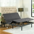Zinus 14" Jared Adjustable Bed Frame Metal Base with Wall Hugger, Twin ...