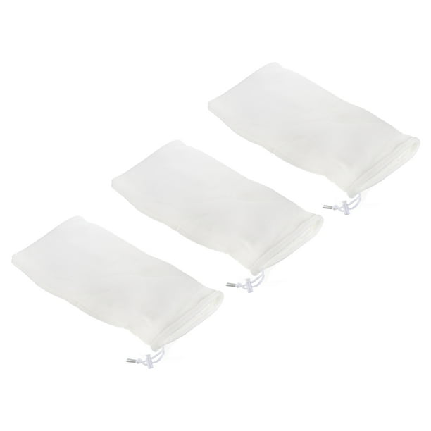 Uxcell Filter Media Bags 35x18cm 3 Pack Fish Tank Mesh Bags with ...