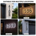 7.5 in Solar LED Address Number Light, Includes 1 House Number or ...