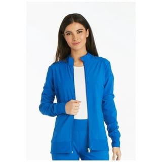 Cherokee Iflex Women's Warm Up Scrubs Jacket Zip Front CK303 - Walmart.com