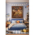 Affixzi Patriotic Eagle Print, USA 250th Anniversary Wall Art, Unframed ...