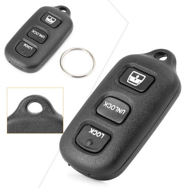 Black Car Key Fob Replacement for Toyota Sequoia 2001-2007, 4Runner ...