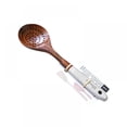 Jolly's Wooden Cooking Utensils, Teakwood Colander Spoon, Nonstick Safe ...